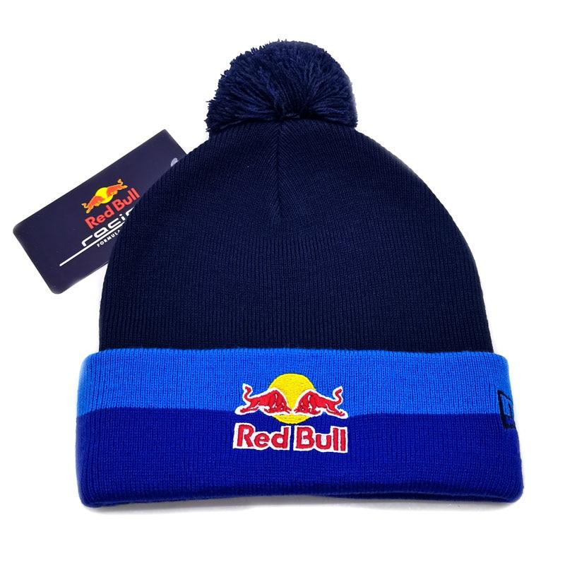 Red Bull Beanie Hat Triple Blue - WEAR MY HAT