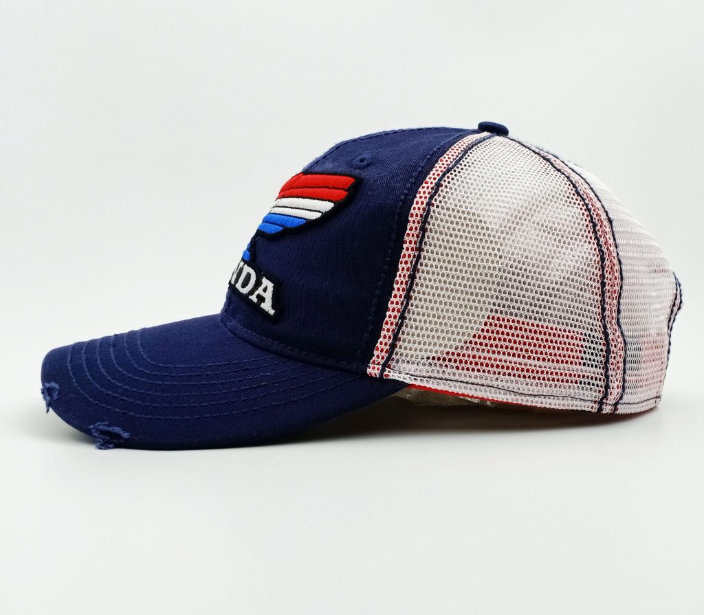 HONDA Cap Distressed Tricolor 3 Color Wing - WEAR MY HAT