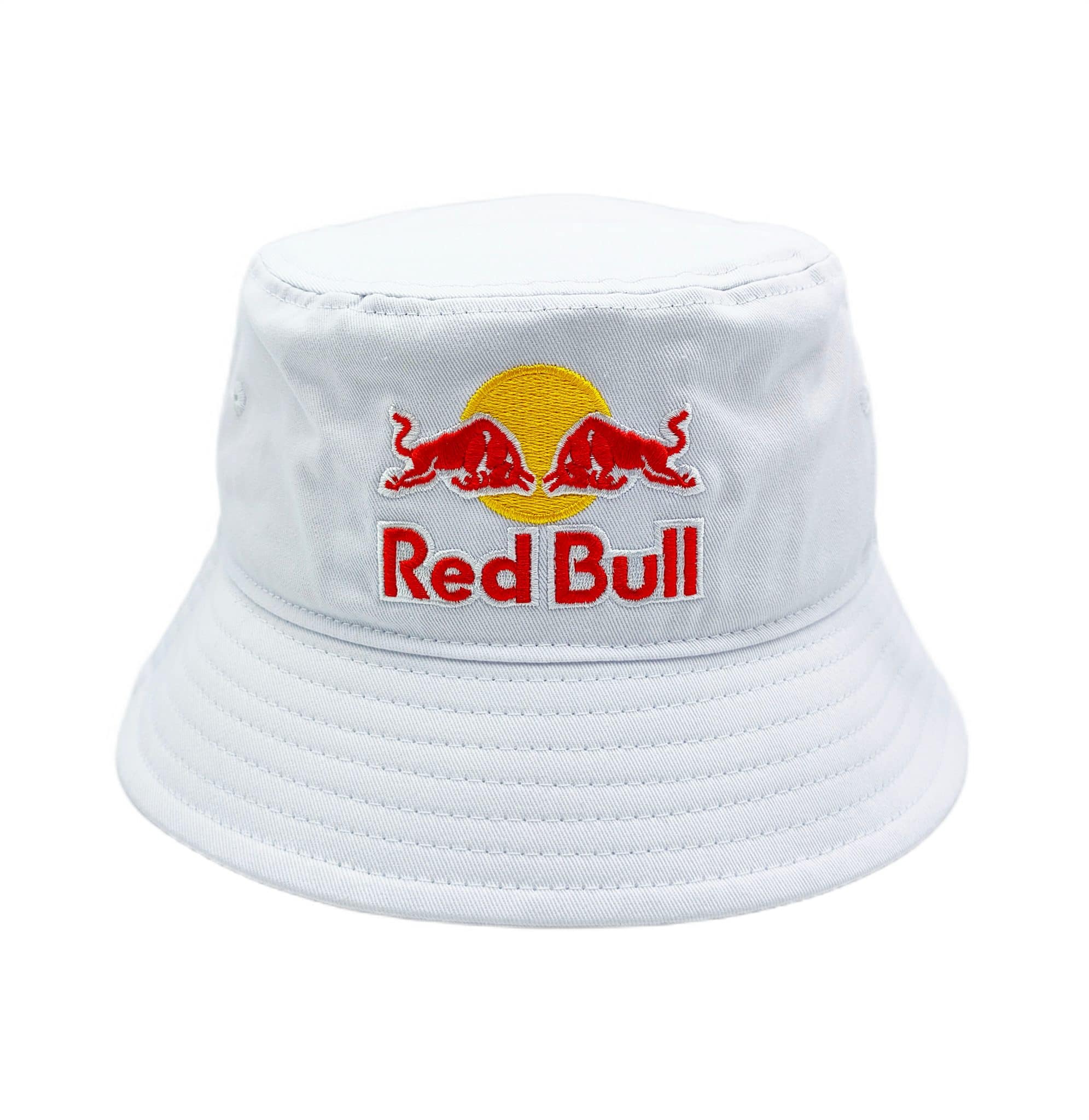 White Red Bull Bucket Hat New Era - WEAR MY HAT